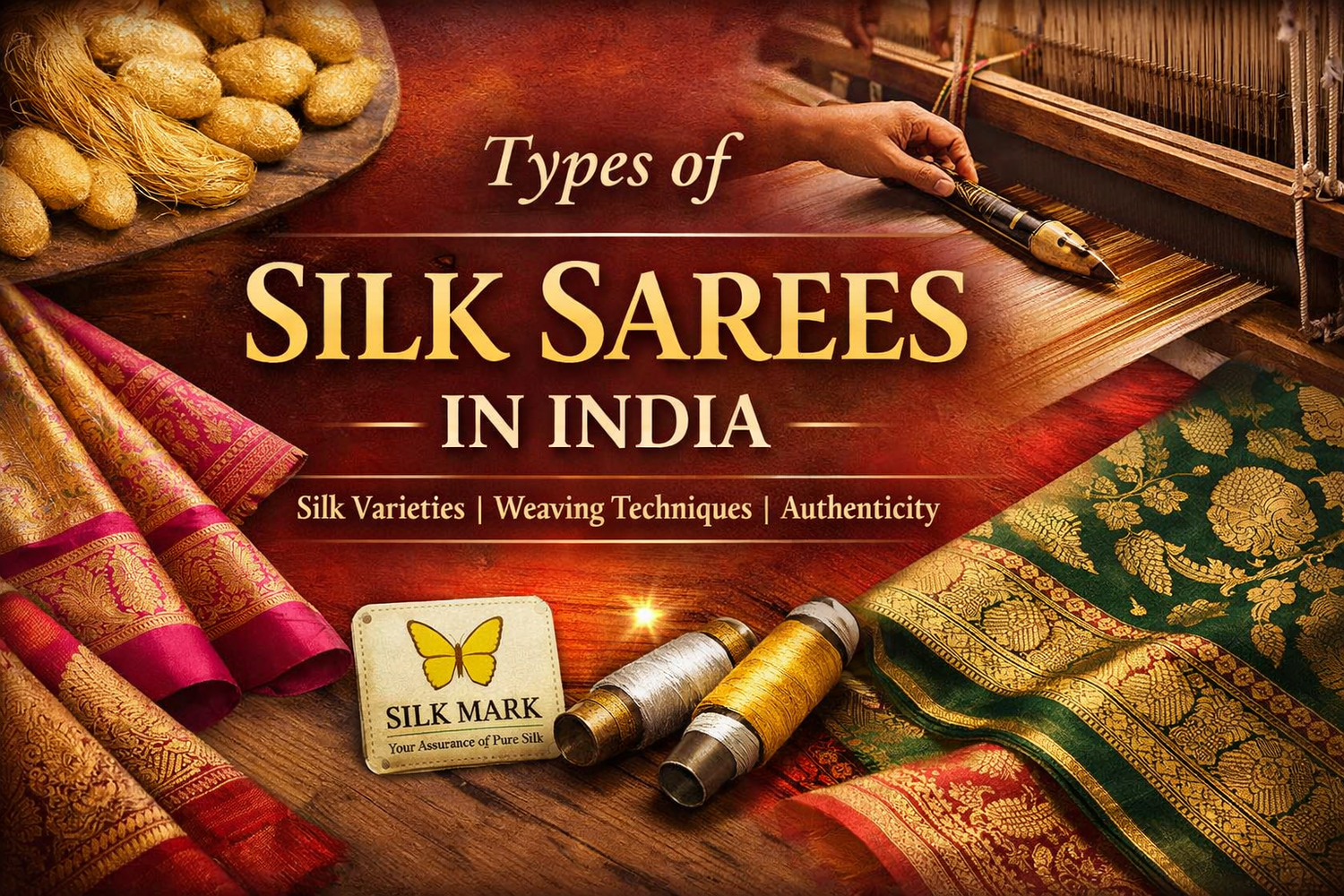 Types of Silk Sarees in India: A Complete Guide to Silk, Weaving & Aut ...