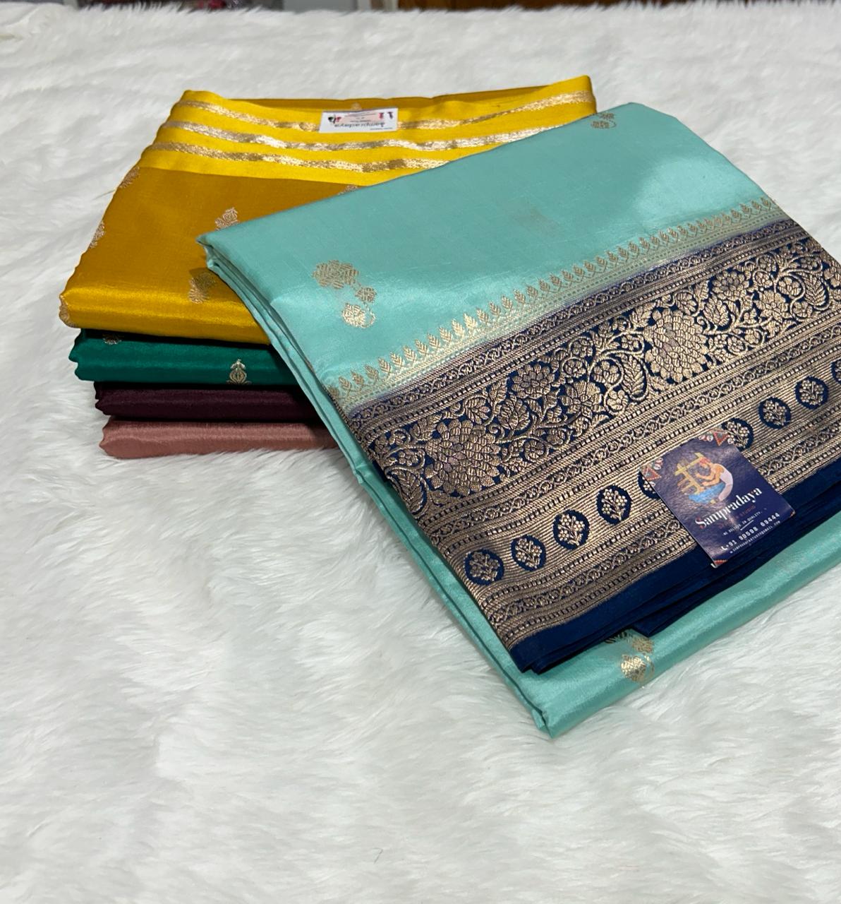 Raw Mango Silk Sarees | Contemporary Designer Silk Sarees – Sampradaya ...