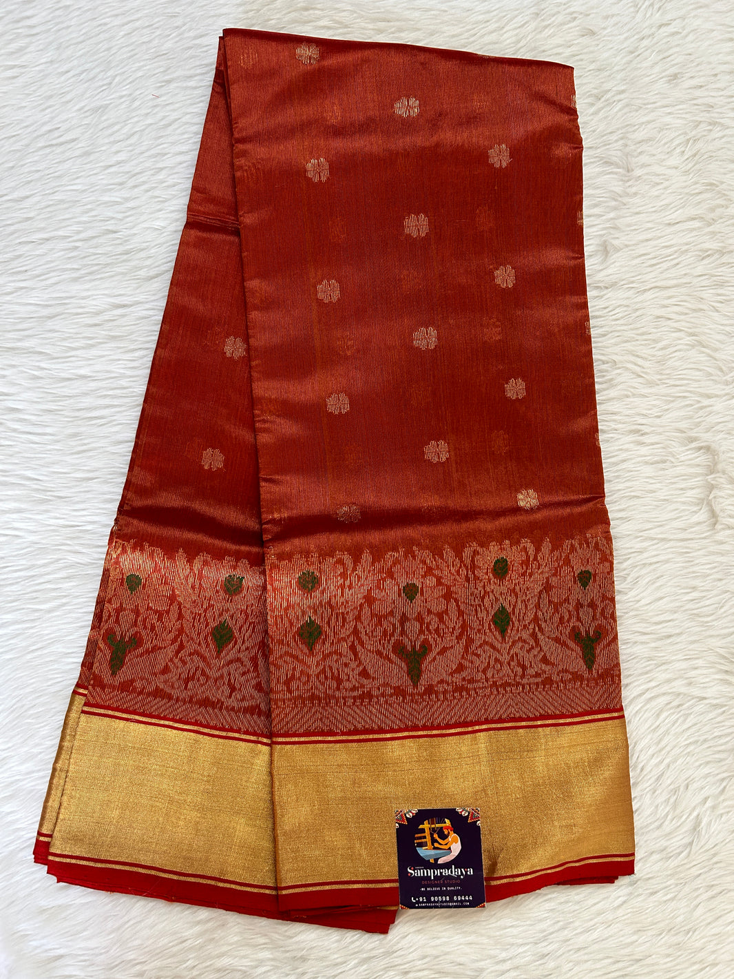 Chanderi Silk Sarees - chanderi sadi - Sampradaya Designer Studio